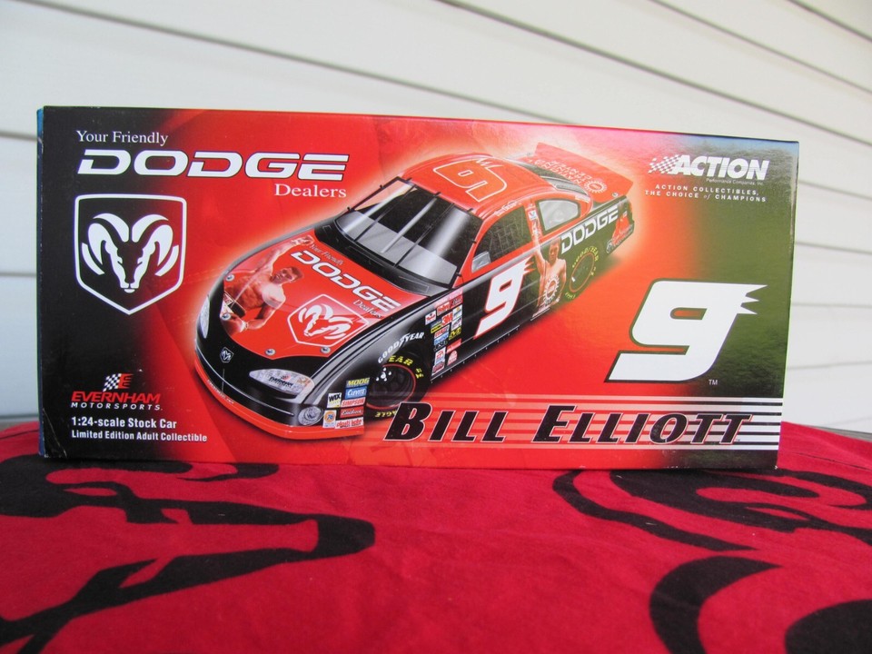 Bill Elliott #9 Muhammad Ali Nascar 2001 Dodge Intrepid R/T 1:24 by ...