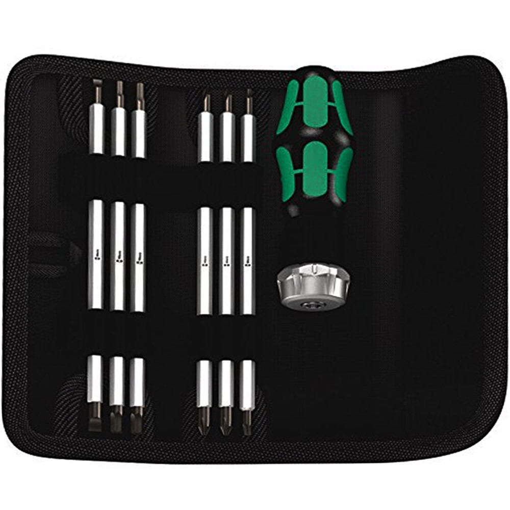 Wera Ratchet Screwdriver Combination Dual Blade Handle Socket Adaptor ...