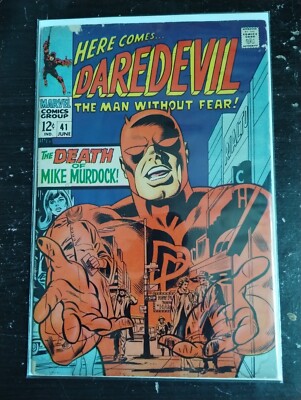 Daredevil #41 June 1968 Death of Mike Murdock STAN LEE Gene Colan ...