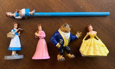 BEAUTY AND THE BEAST Disney Miniature Figures Lot of 5 Toys | eBay