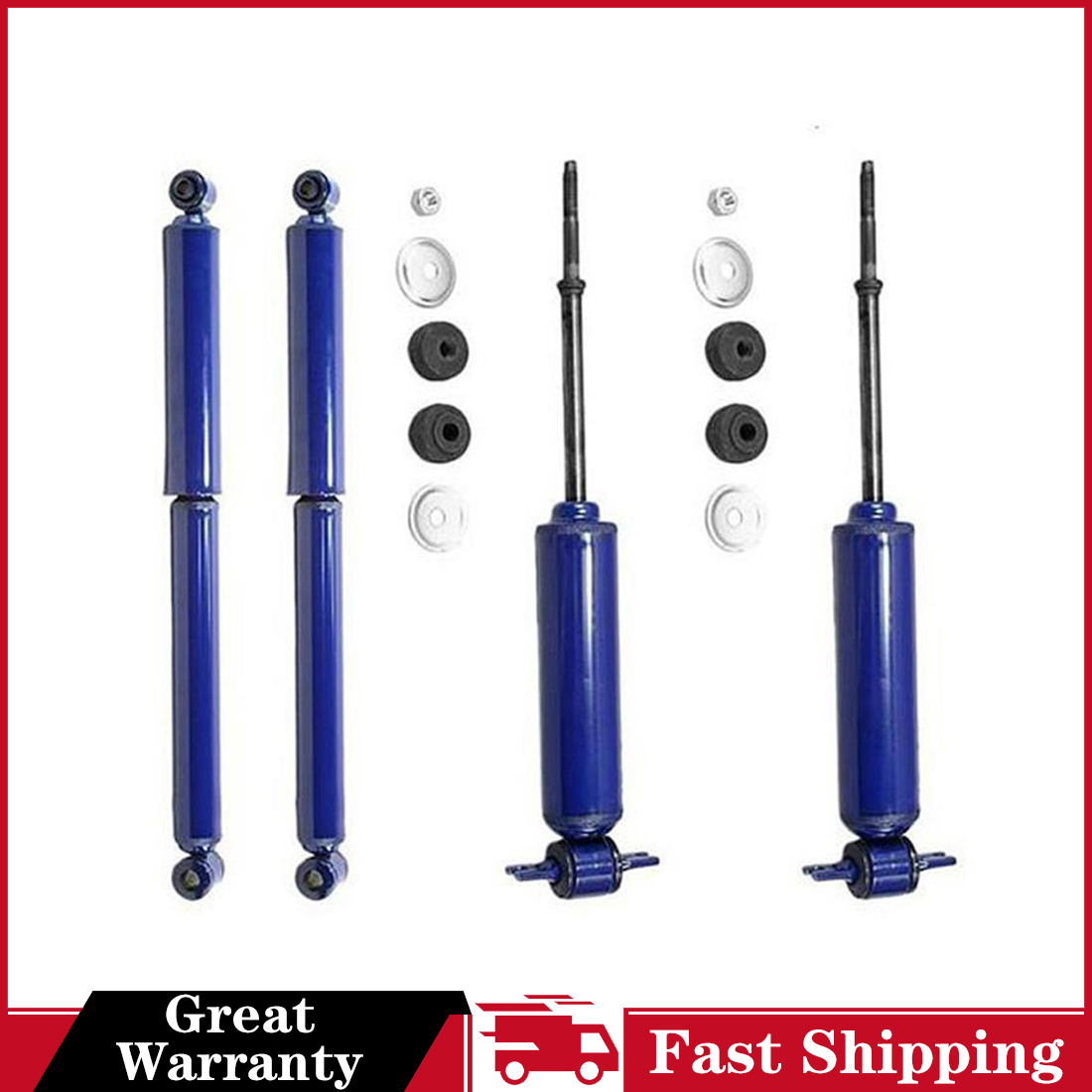 For 1975~1980 Dodge D200 Monroe Shocks & Struts Front Rear Shock ...