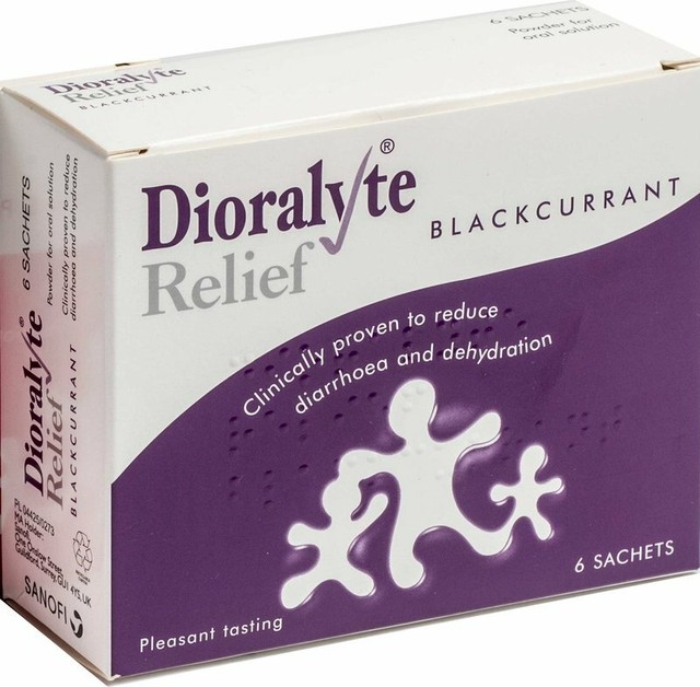 Dioralyte Relief Oral Rehydration Therapy Sugar- Sachets Blackcurrant 6 ...