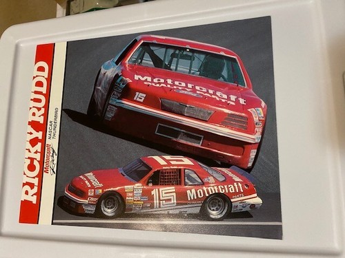 Vintage 1987 Ricky Rudd Nascar Postcard | eBay