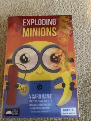 Exploding Minions Card Game by Exploding Kittens Ages 7+ New in Sealed ...