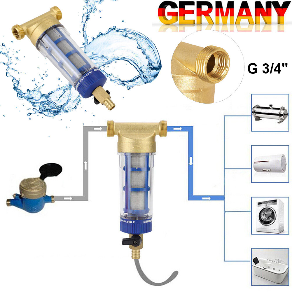 Rückspülfilter 3/4 Zoll Wasserfilter Vorfilter Hauswasserstation ...