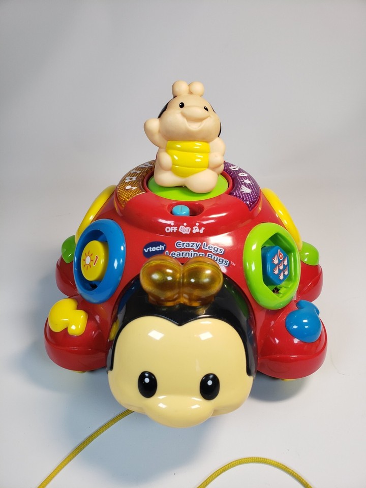 Lot of 2, VTech Interactive Toys, Crazy Legs Learning Bugs & Roll ...