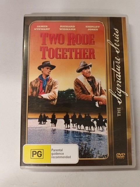 Two Rode Together DVD 1961 Western James Stewart Richard Widmark Movie ...