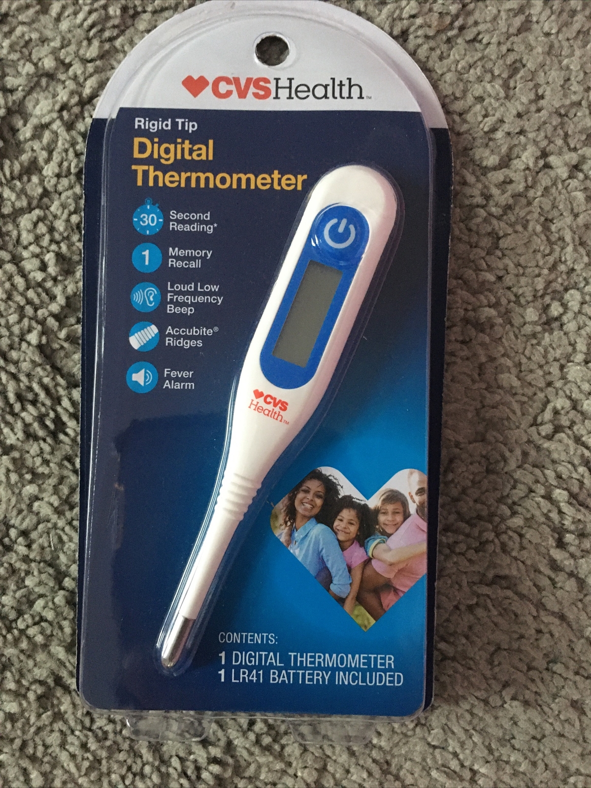 CVS Health Rigid Tip Digital Thermometer # 155912 / 30 Second Reading ...