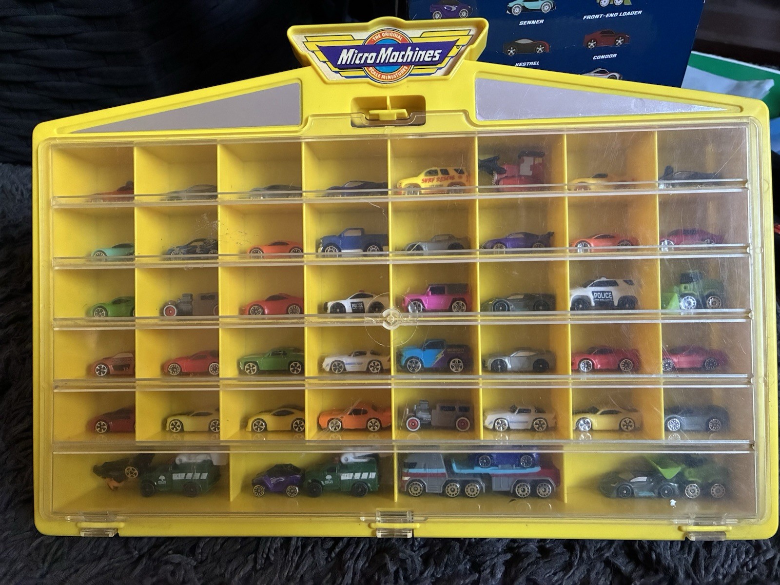 Micro Machines Yellow Carry Case with 48 New Micro Machines | eBay