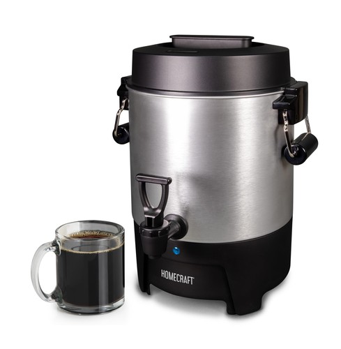 45-Cup Coffee & Hot Beverage Urn - Quick Brewing, Drip-Free Spout ...