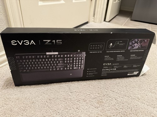 EVGA Z15 Mechanical Gaming Keyboard New Open Box | eBay