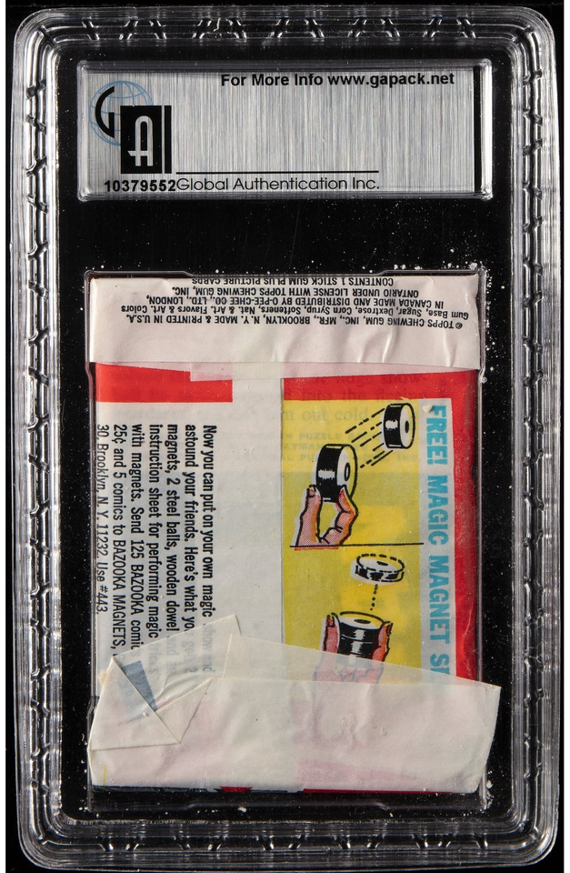 1966 Topps Batman Red Bat (A Series) Unopened Wax Pack GAI 8 NM-MT | eBay