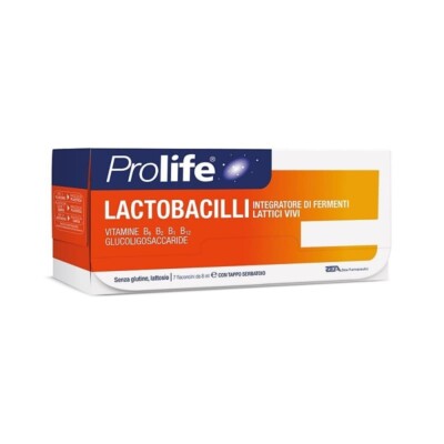 ZETA FARMACEUTICI Prolife Lactobacilli - Probiotic Supplement 7 Vials ...