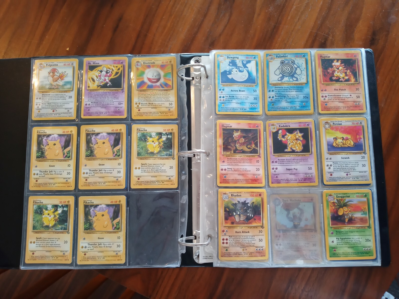 Pokemon TCG Team Rocket Binder Folder WOTC Super Rare, Excellent ...