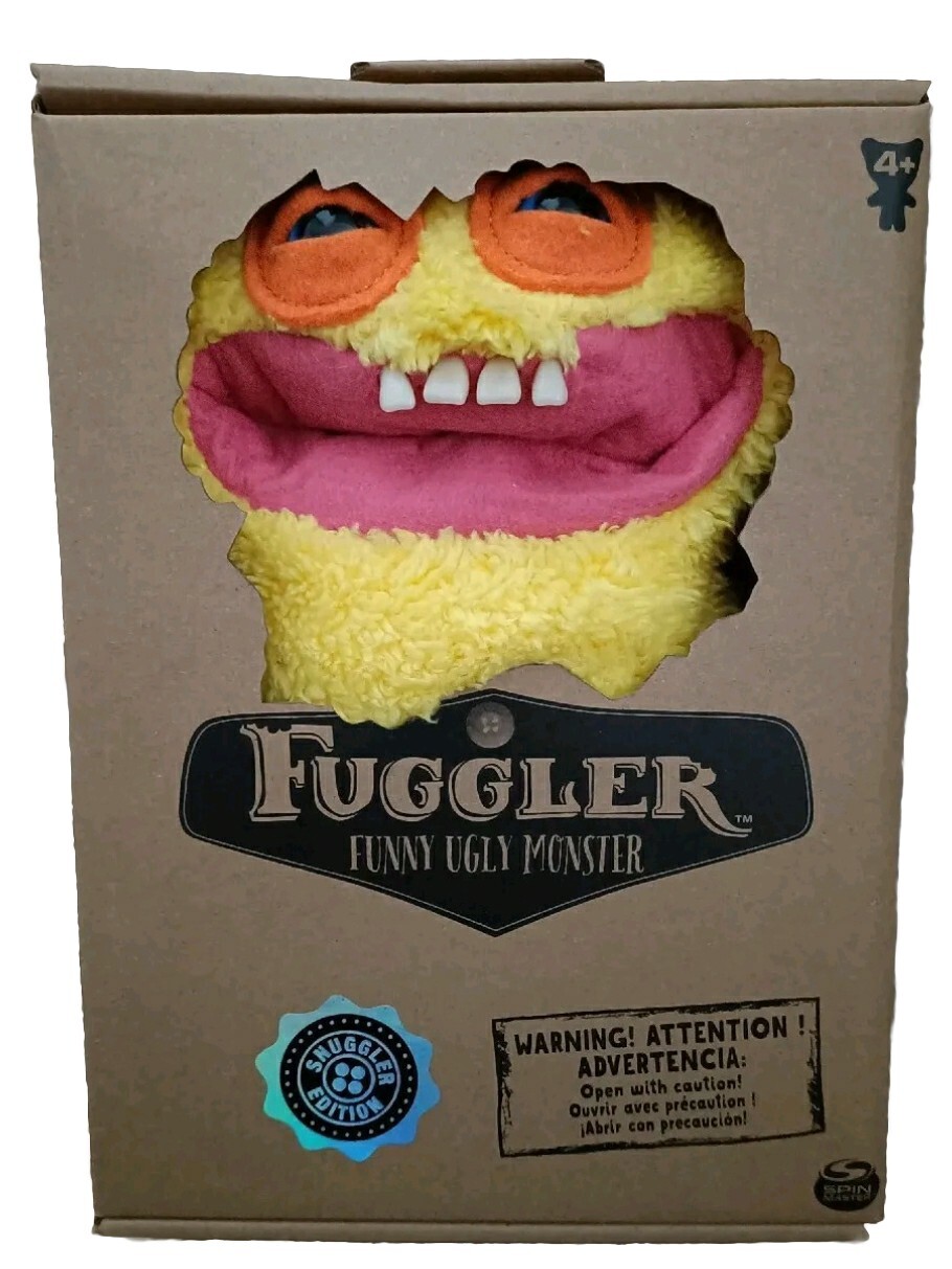 Fuggler Funny Ugly Monster Grin Grin Yellow Snuggler Limited Edition ...