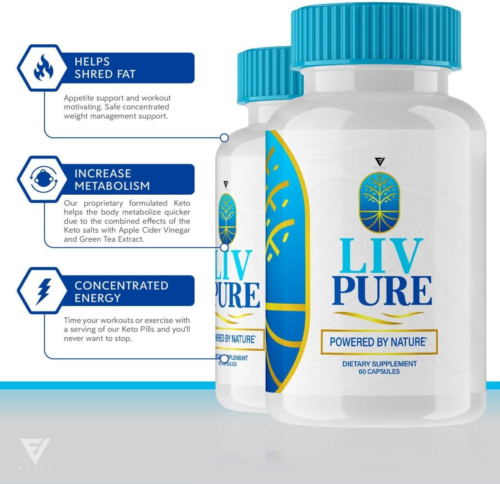 (2 Pack) Liv Pure Loss Pills, Livpure Liver Detox Cleanse Management ...