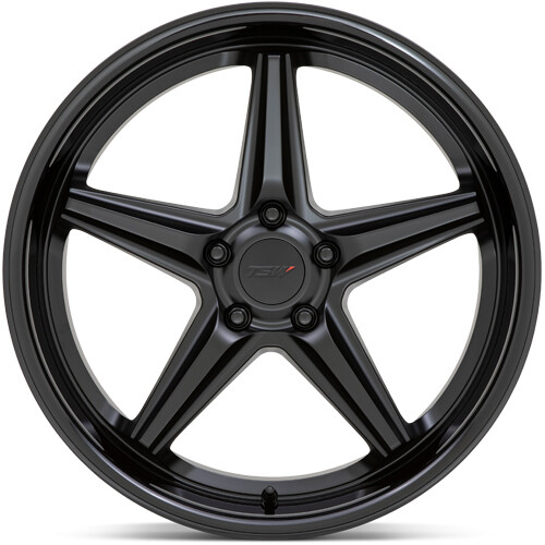 (Set of 4) TSW Launch 20x8.5 5x4.5" +20mm Double Black Wheels Rims 20 ...