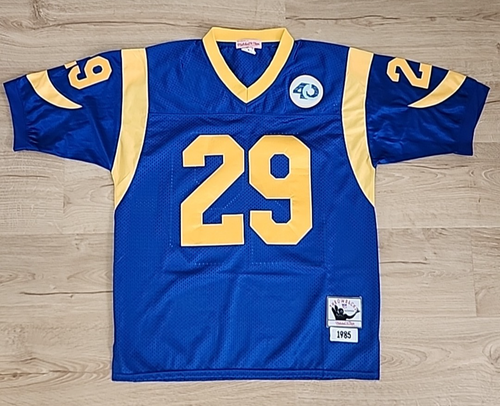 Mitchell & Ness NFL Throwbacks 1985 #29 ERIC DICKERSON Los Angeles Rams ...