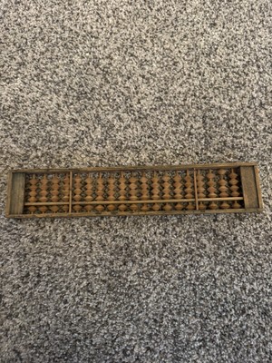 Antique wooden abacus with Chinese eagle logo | eBay