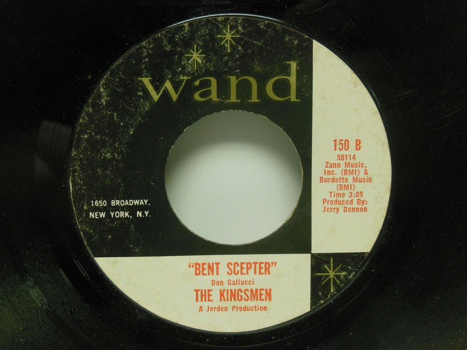 The Kingsmen: Money / Bent Scepter. 45 RPM. VG. Multi Purchase ...