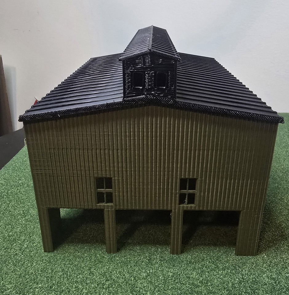 N Scale 160th Scale Steel Rolling Mill Steel Mill Building Pull Through ...