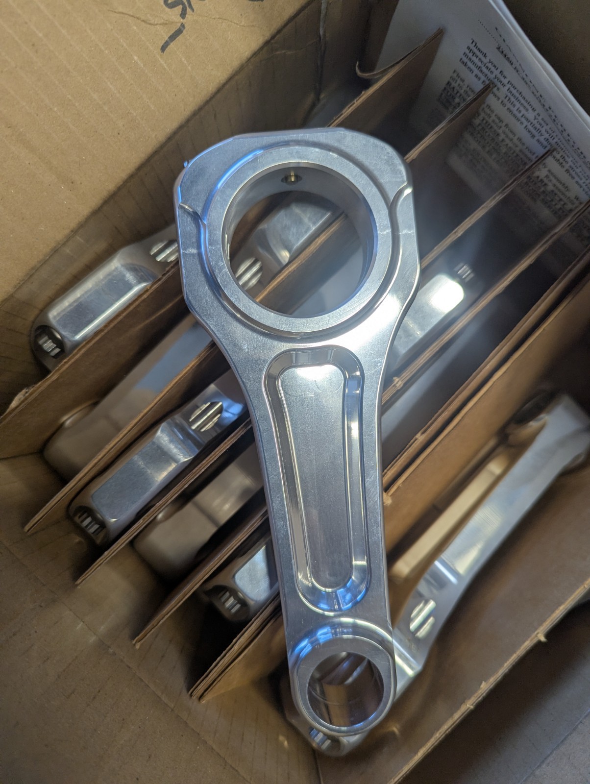 NEW!! Connecting Rods Aluminum MGP 6.100" Lg IMCA IHRA NHRA RATROD ...