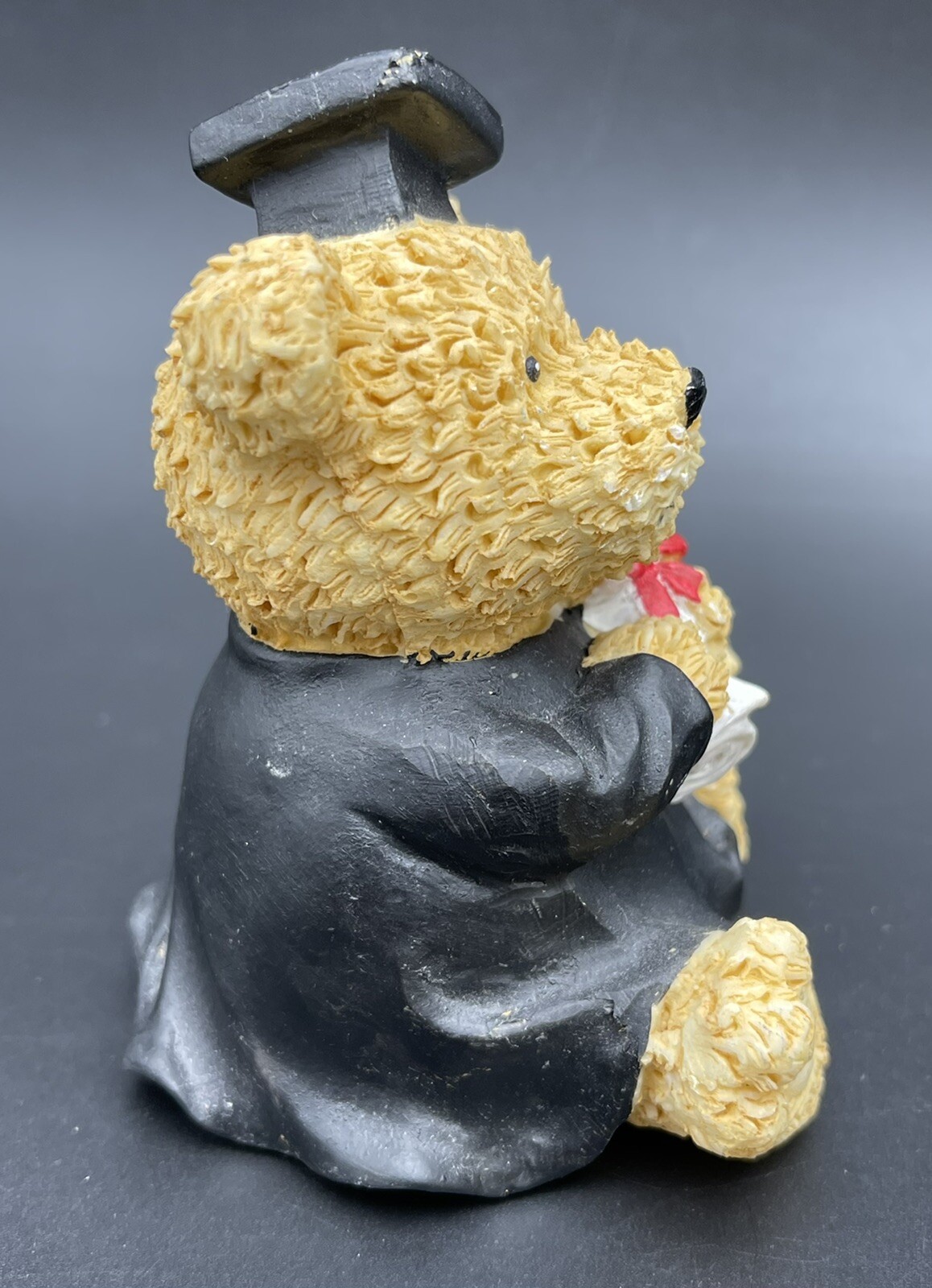 Resin Graduation Bear with Cap, Gown and Diploma Figurine 4" | eBay