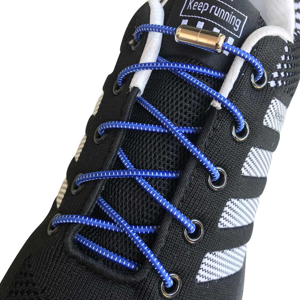 4 pair No Tie Elastic Lock Shoe Laces ShoeLaces Strings for Kids Adults ...