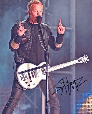 JAMES HETFIELD - METALLICA Autographed Signed 8x10 Reprint Photo #2 ...