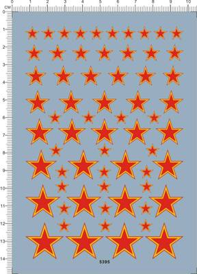 1/35 1/48 1/72 Russia Soviet Union Star Roundel Markings Model Kit ...