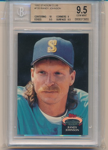1992 Stadium Club Randy "Randell" Johnson (HOF) (#720) BGS9.5 BGS | eBay
