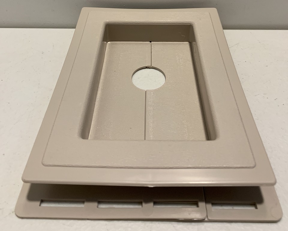 Beige Hose Bib Split Recess J-Block Mounting Block MBLOCKR EX Vinyl ...