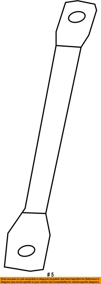 GM OEM 14-19 Sierra 1500 Fender Fender Components-Diagonal Brace ...