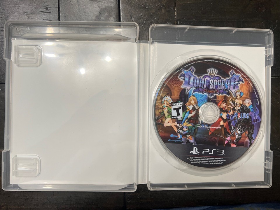 Odin Sphere Leifthrasir (Sony PlayStation 3, 2016) PS3 Case & Game ...