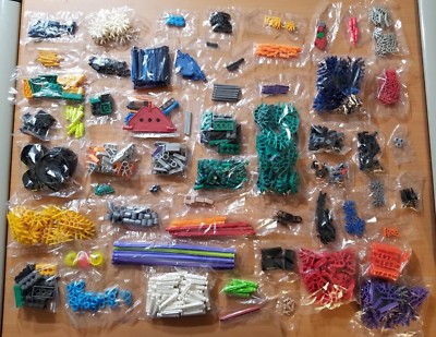 K'Nex/ mini K'nex lot hundreds of peices lot 2 lbs parts rods ...
