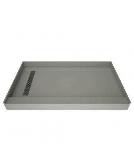 Redi Trench 32x60 Plank Pitch Shower Base With Left Linear Drain for ...