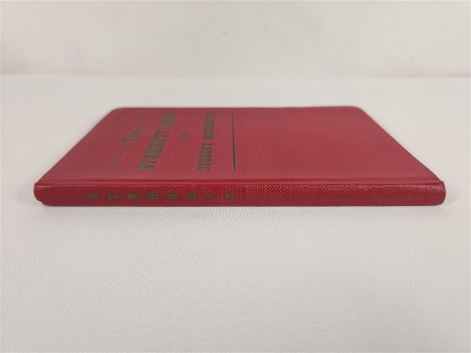 The Starrett Book For Student Machinists 1943 HC 3rd Edition | eBay