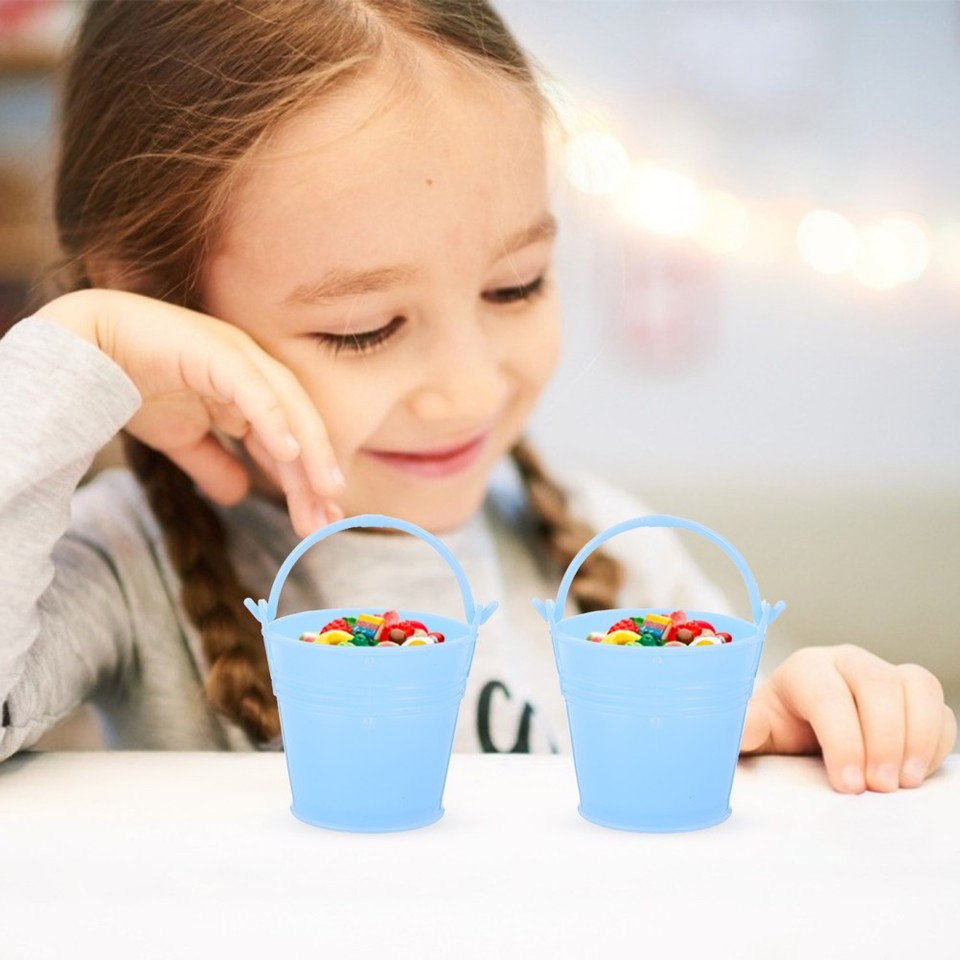 12 Pcs Bucket Candy Containers Mini Plastic Buckets Party Favors | eBay ...