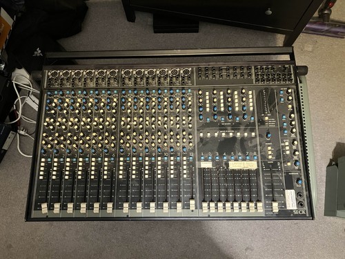 Seck 1282, 12 Channel Mixer, Vintage Analog Mixing Desk. Untested No ...