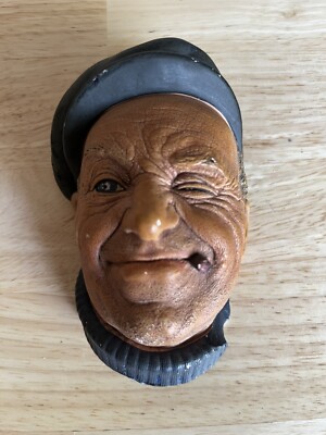 Bossons Head - Winking Captain with Black Hat and Cigar Wall Plaque | eBay