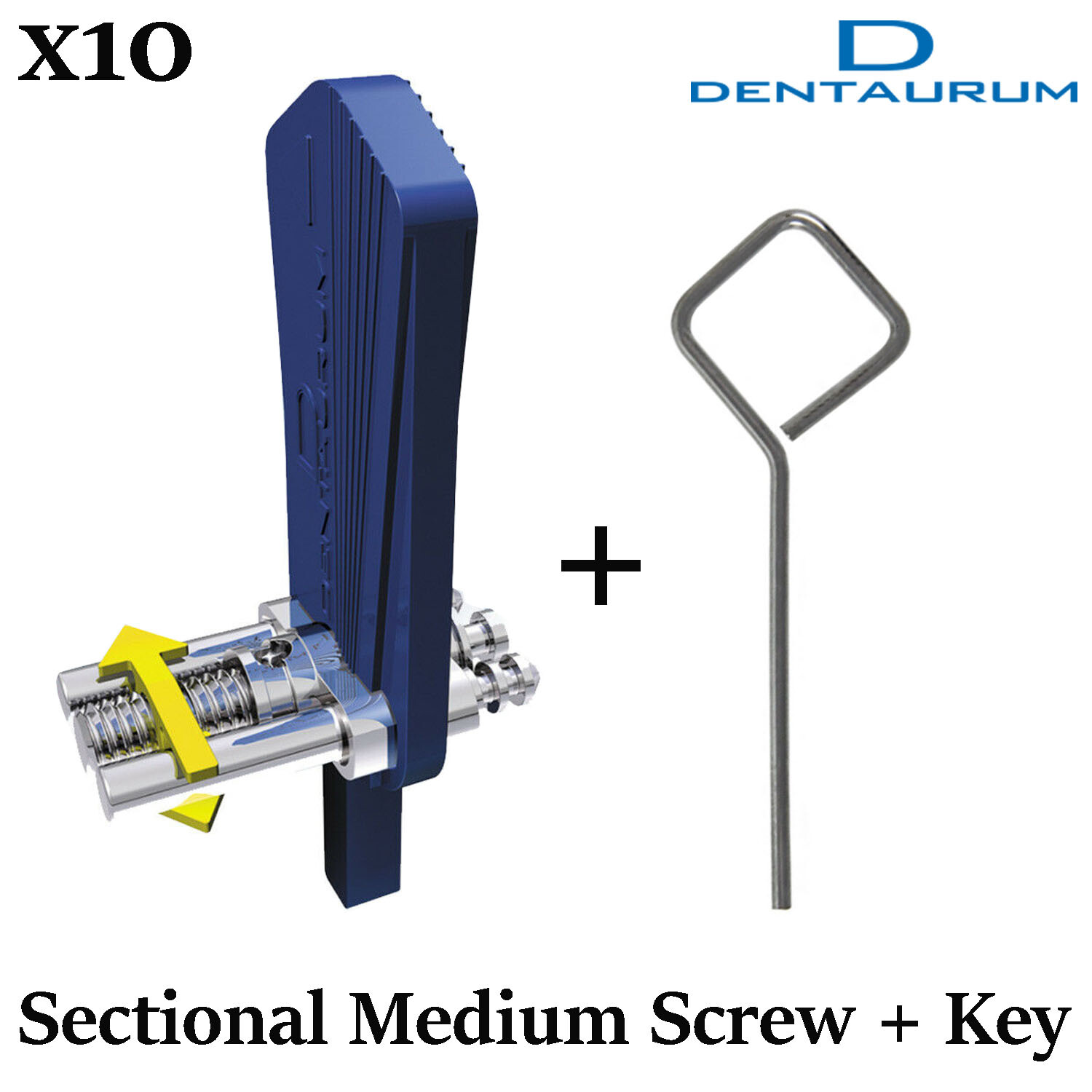 Orthodontic Medium Expansion Screw Sectional Y Plates Dentaurum Dental ...