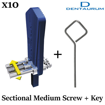 Orthodontic Medium Expansion Screw Sectional Y Plates Dentaurum Dental ...