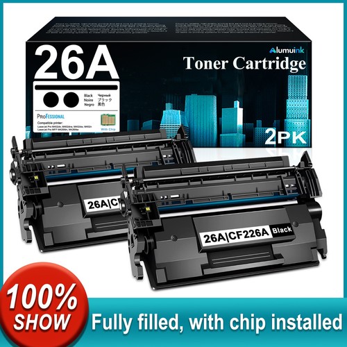 2PK 26A CF226A Black Toner Compatible for HP Pro M402dn M402dne with ...
