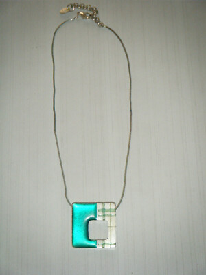 Collier Court Fantaisie Turquoise Skalli | eBay