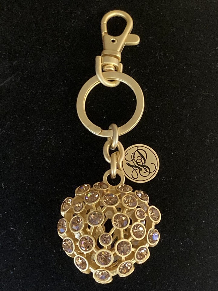 Mary Kay Jeweled Brushed Gold Heart Key Chain with Logo NSD NEW | eBay
