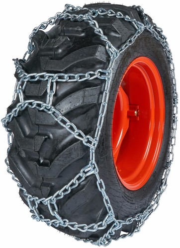 Quality Chain DUO262 10mm Duo Grip H-Pattern Tractor Tire Chains Snow ...