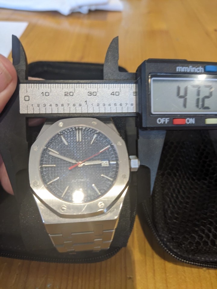 Custom Mod Watch | Display Back | Powered By Nh35 Movement | Date | eBay