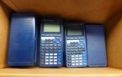 (Lot of 25)GENUINE Texas Instruments TI-81 Graphing Calculator w/Cover ...