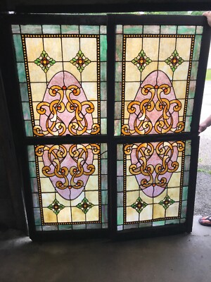Mar 2 Pair Antique Double Hung Landing Windows 28 x 67 | eBay
