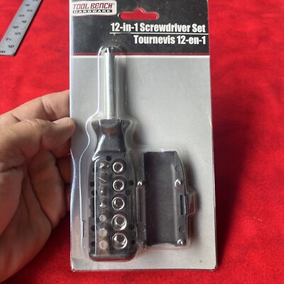 TOOL BENCH 12-in-1 SCREWDRIVER SET - NEW (t79) | eBay